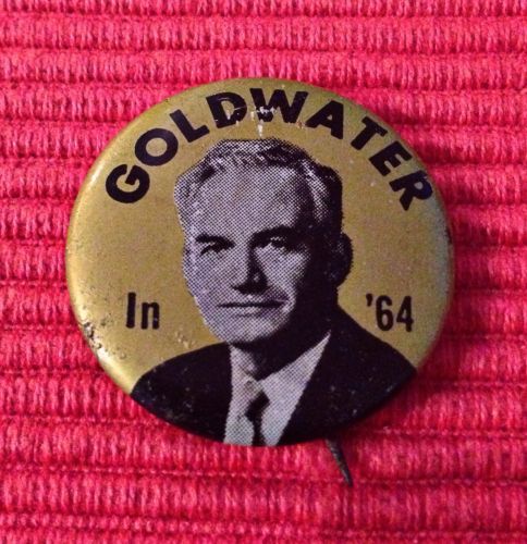 Rare Button 1964 Barry Goldwater In ''64 Campaign Button -- Antique ...