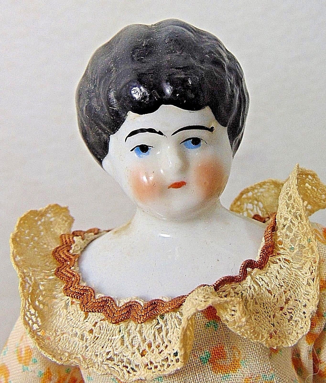 Antique China Head Doll Hertwig German Lowbrow Hair Antique Price