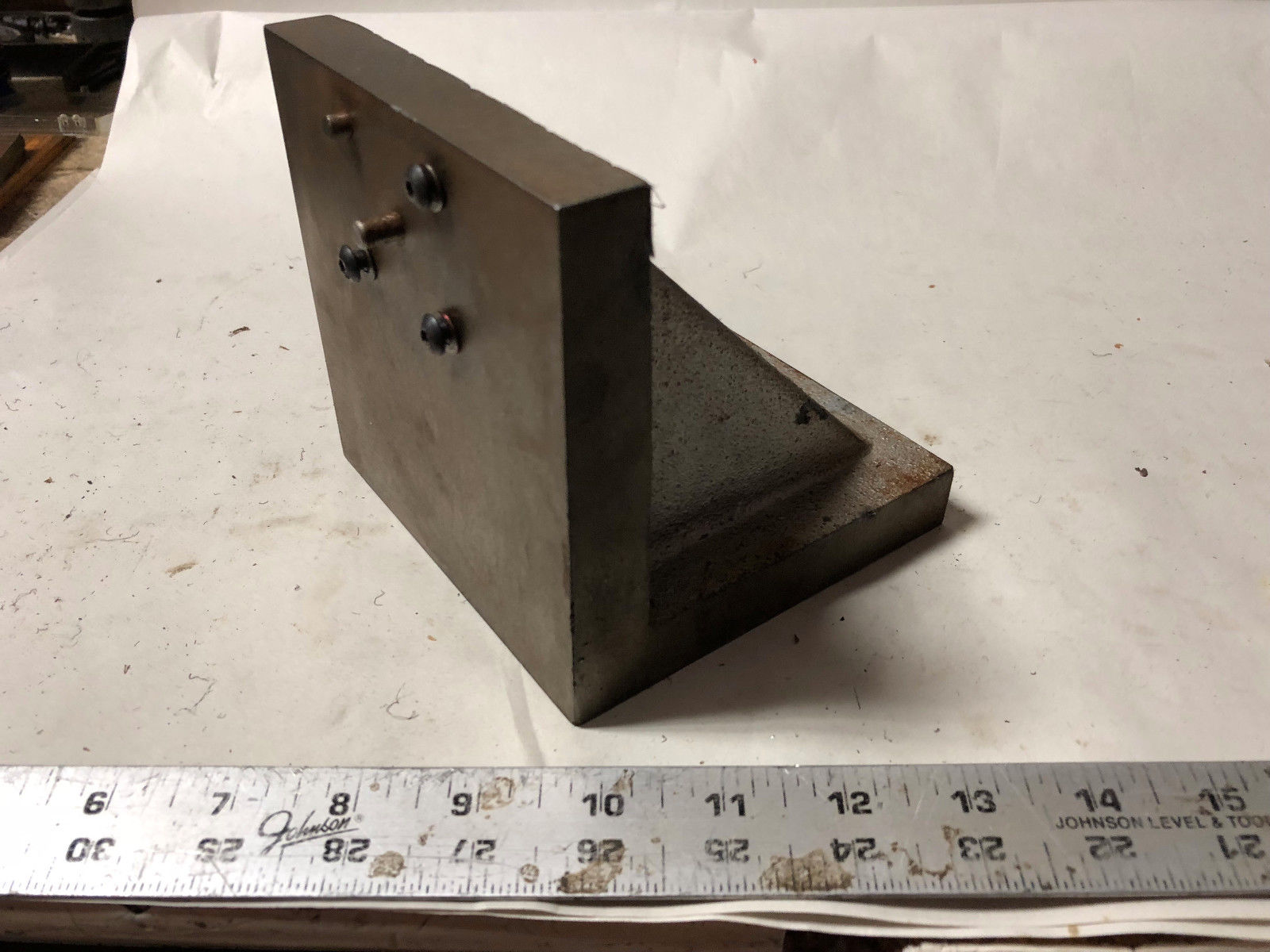 MACHINIST South Bend Atlas LATHE MILL Machinist Angle Plate Fixture ...