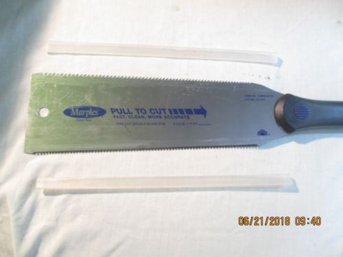 22 INCH MARPLES HAND SAW TWO SETS TEETH WITH BLADE GUARDS -- Antique ...