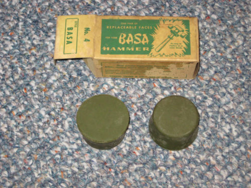 Vintage Greene Tweed #4 Basa hammer replacement heads faces in original ...