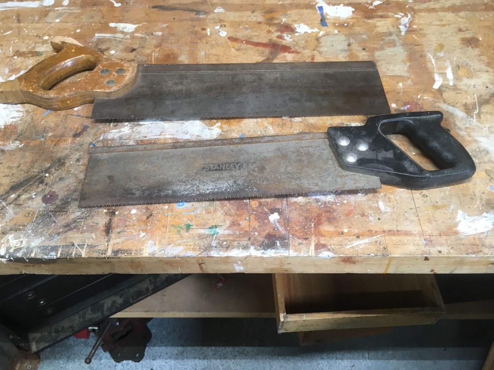 16" Back Saw and 14" Back Saw -- Antique Price Guide Details Page