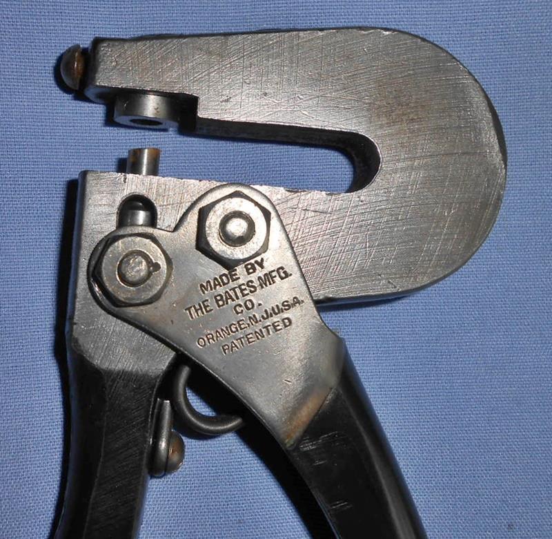 Nice Vintage Bates Mfg Co Leather Paper Metal Hole Punch Pliers Tool ...