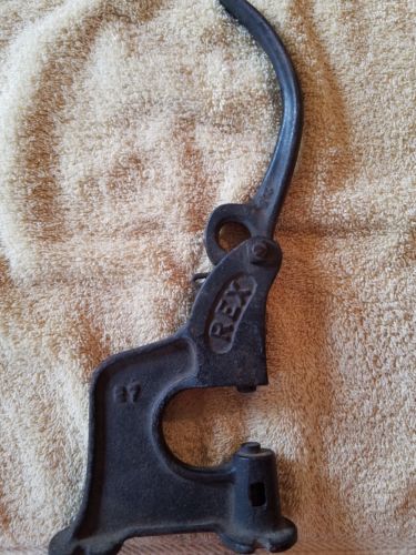 Antique LEATHER WORKING Rivet Leather Punch REX press No.27 Cast Iron ...