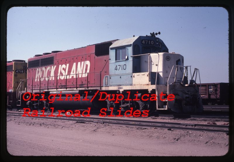 Original RR Slide Rock Island C.R.I.&P.-4710 GP40 Council Bluffs Ia ... Original RR Slide Rock Island C.R.I.&P.-4710 GP40 Council Bluffs Ia ...