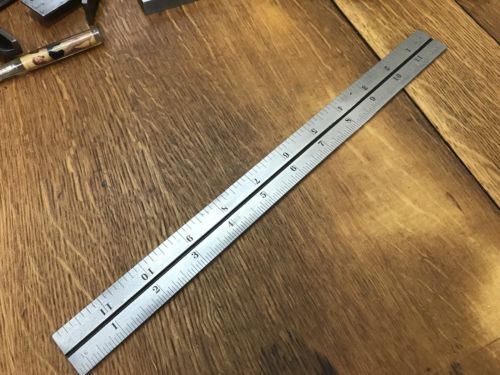 L. S.Starrett Grooved Scale Rule Tool - For Combination Square Etc ...