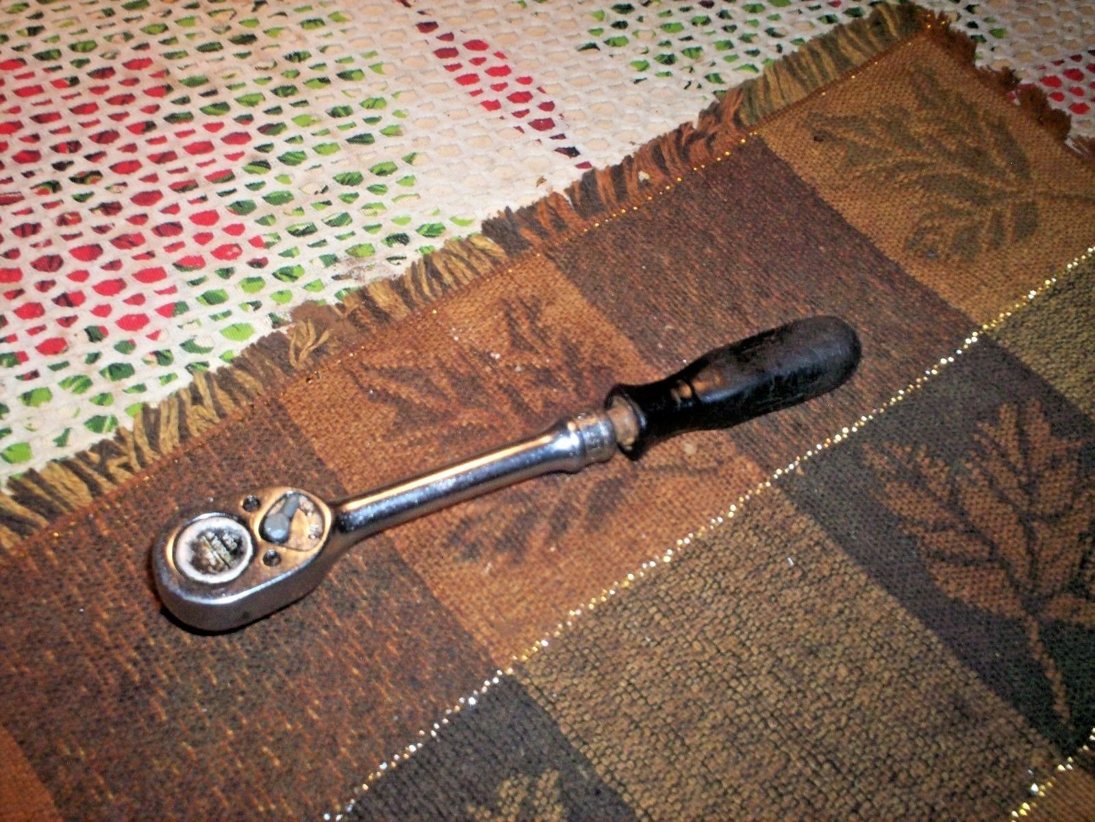 RARE Vintage Snap-on LSF710 1/2" Drive compact Ratchet w/Hard Black ...