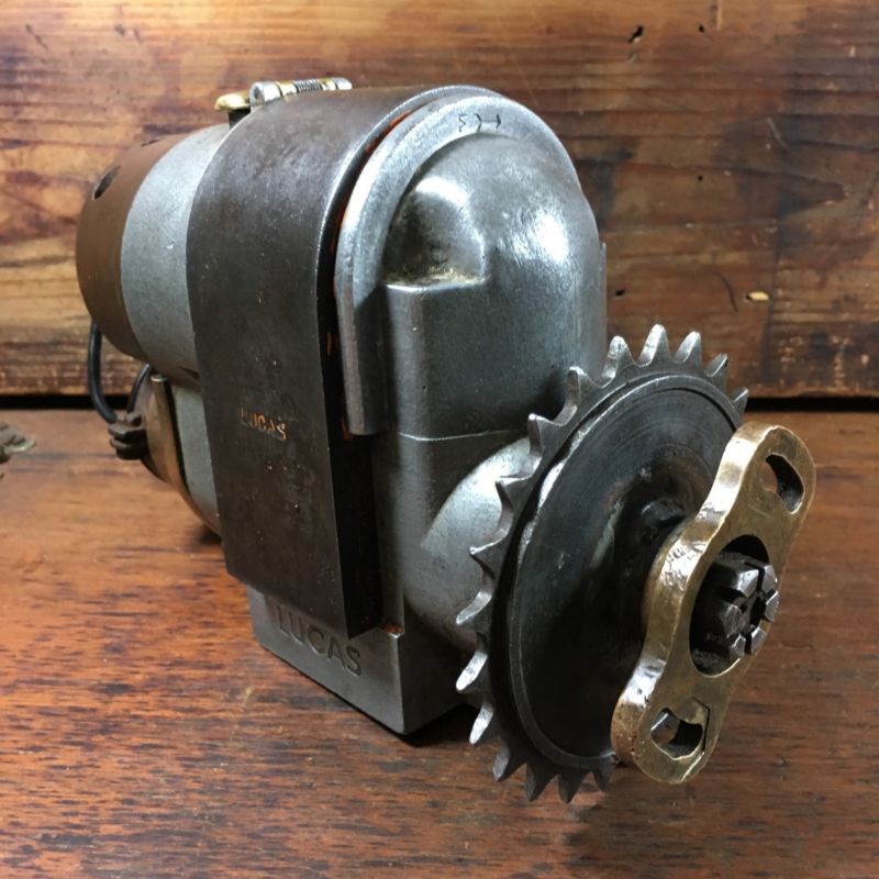VINTAGE LUCAS TYPE GA4 MAGNETO CLOCKWISE MOTORCYCLE STATIONARY MOTOR ...
