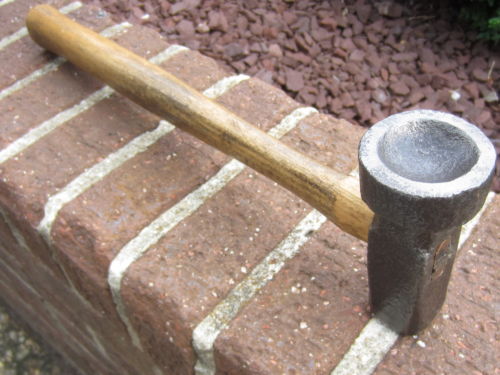 VINTAGE Large Rivet Backing Hammer 1 3/8" Depresion Blacksmith ...