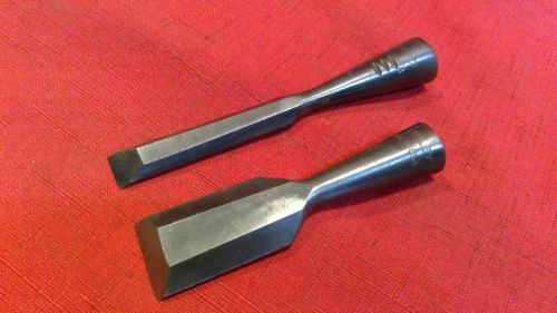 2 Vintage Stanley Bevel Edge Socket Chisels,woodworking,750,720 ...