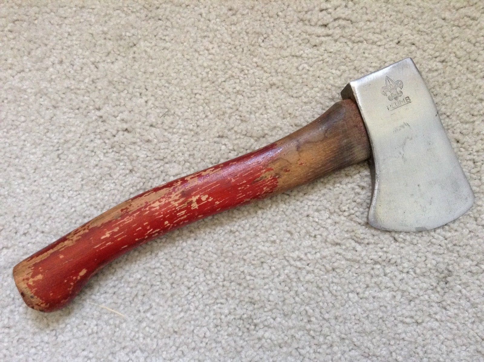 Vintage Genuine Plumb Boy Scout Axe Hatchet Original Handle -- Antique ...