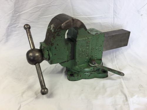 Vintage Charles Parker No. 249 X, 4 1/4" Fixed Jaw Swivel Base Vise ...