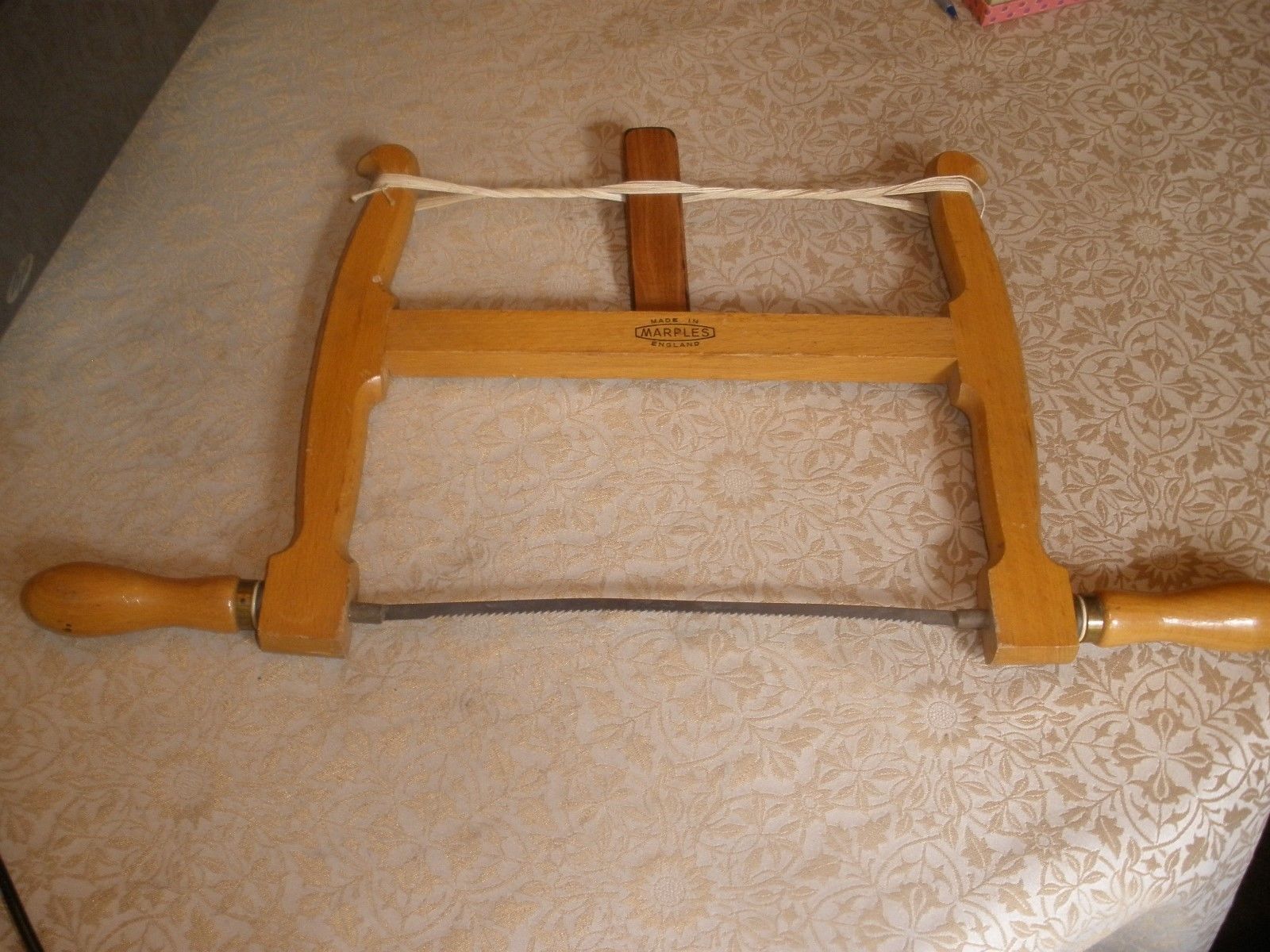 VINTAGE MARBLES 10" BEECHWOOD FRAME SAW - BOW SAW CLASSIC ENGLISH SAW VG. COND. -- Antique Price ...