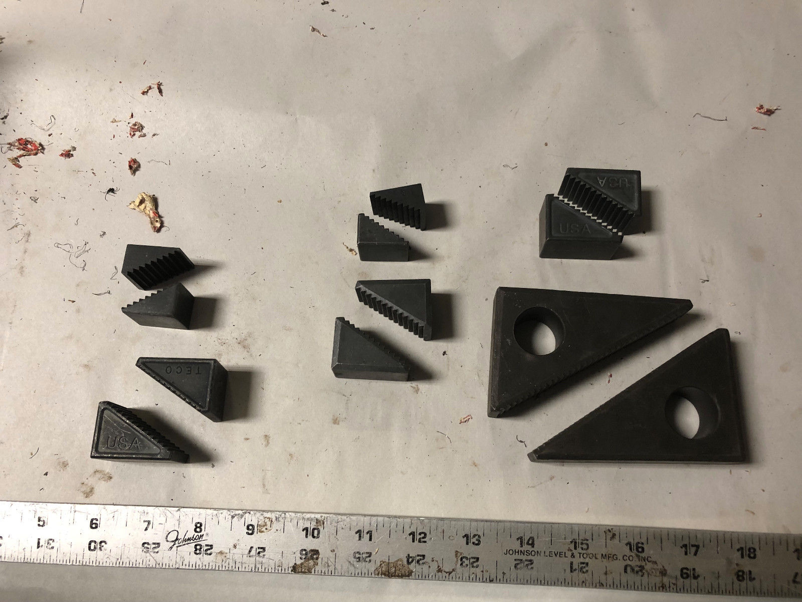 MACHINIST South Bend Atlas LATHE MILL Lot of Step Blocks for Set Up ...