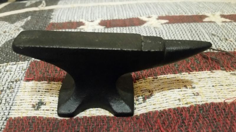 MINIATURE CAST IRON BLACKSMITH ANVIL 4 inch hobby tool -- Antique Price ...