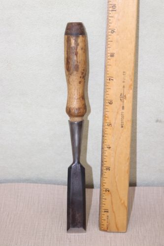 OLD WOODWORKING TOOLS VINTAGE MCINTOSH-HEATHER 7/8" SOCKET CHISEL ...
