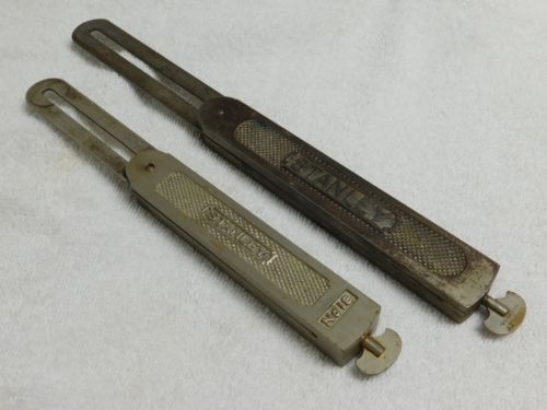 Vintage 2 piece STANLEY 8" - 10" steel t-bevel set !!! -- Antique Price ...