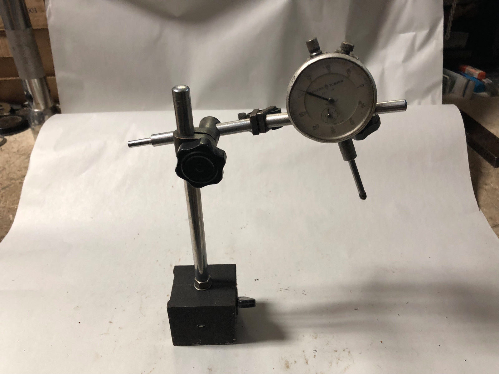 MACHINIST South Bend LATHE MILL Magnetic Indicator Stand W/ Scherr ...