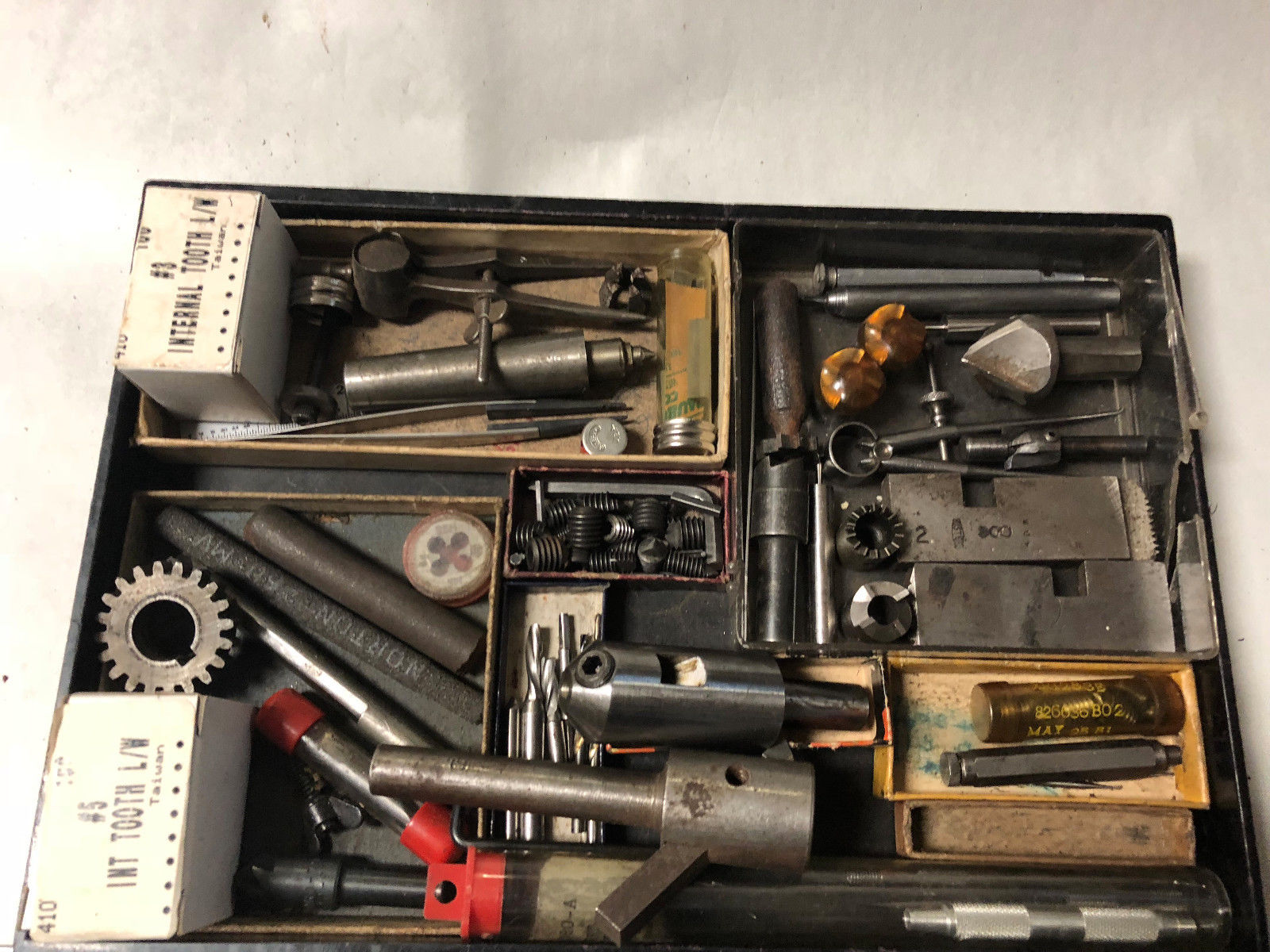 MACHINIST South Bend LATHE MILL Lot Cutters Transfer Screws Fly Cutter ...