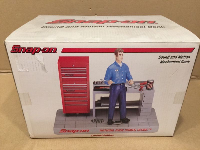 SNAP-ON MINI REPLICA WORKSTATION TOOL BOX BANK WITH SOUND AND MOTION ...