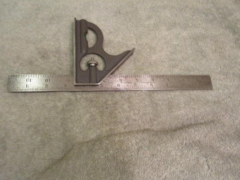 ANTIQUE/VINTAGE L.S. STARRETT CO. NO. 94 MACHINIST OR CARPENTERS SQUARE ...