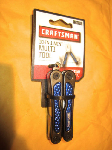 CRAFTSMAN TOOLS 10 IN 1 MINI MULTI TOOL NEW OLD STOCK -- Antique Price ...