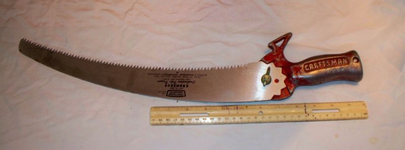 1950''s Craftsman Tree Pruning Saw With Adjustable Blade -- Antique ...