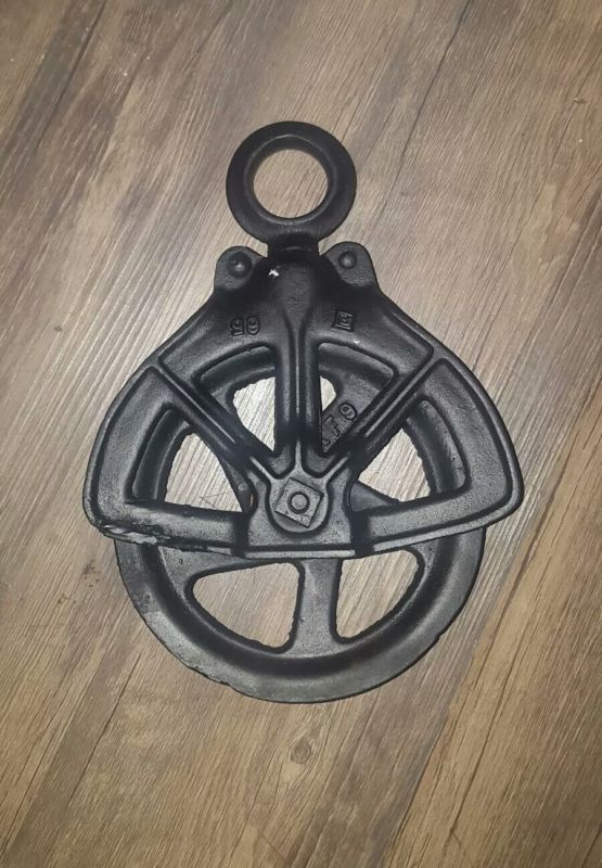 Antique Cast Iron Barn Pulley Ornate Pulley Farming Implement Iron ... Antique Cast Iron Barn Pulley Ornate Pulley Farming Implement Iron ...