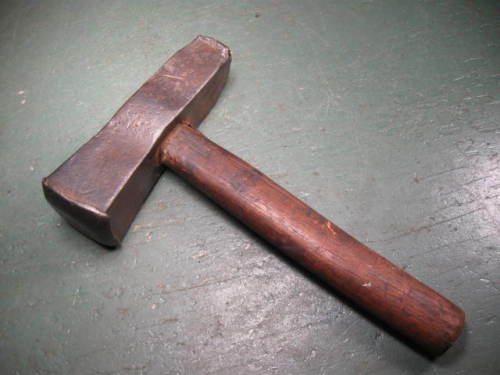 ANTIQUE OLD VINTAGE TOOLS HAMMER RARE FORM LIKE FILE MAKER''S TYPE ...
