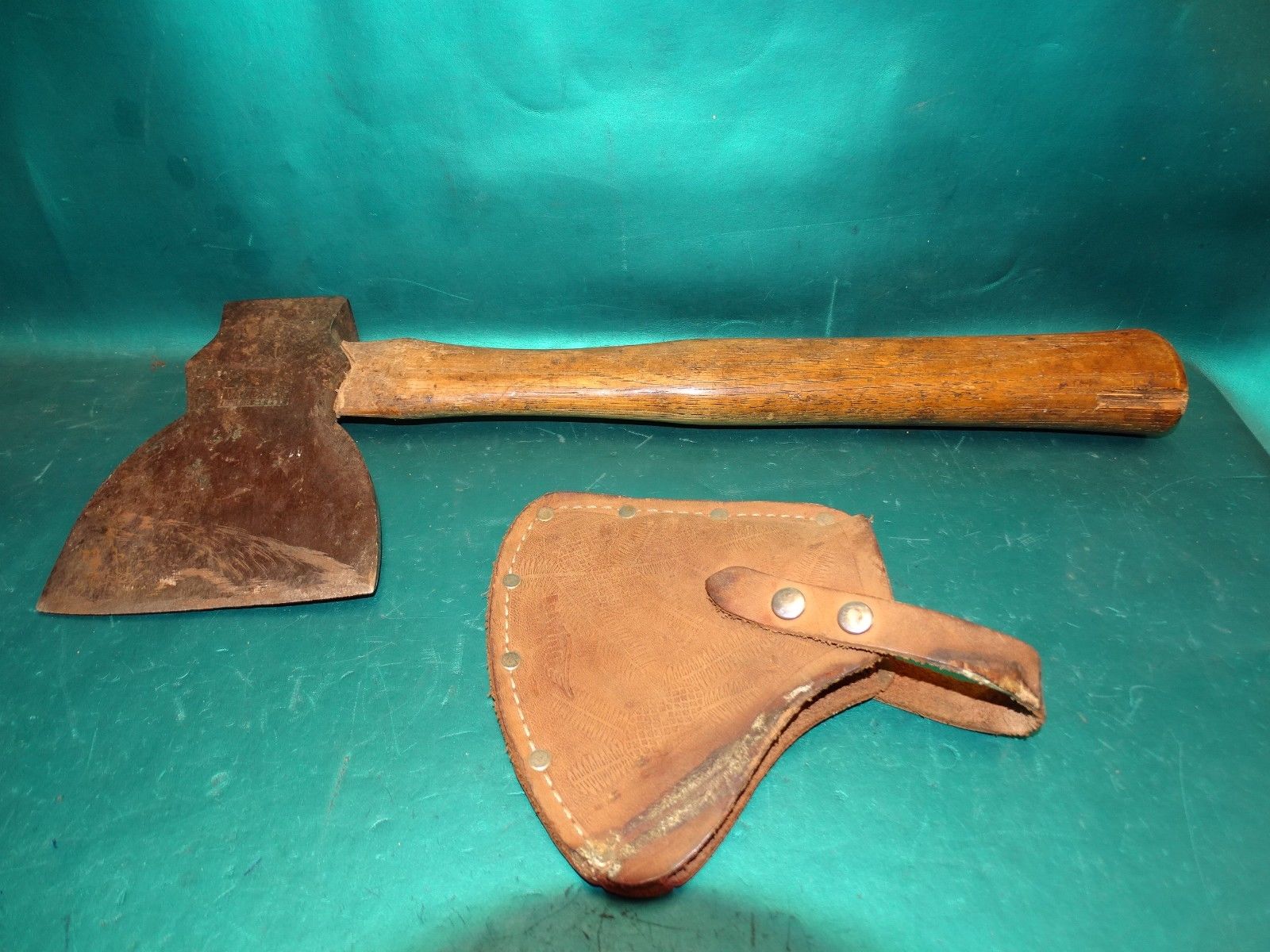 Vintage Original Vaughan Hatchet W/ Sheath -- Antique Price Guide ...
