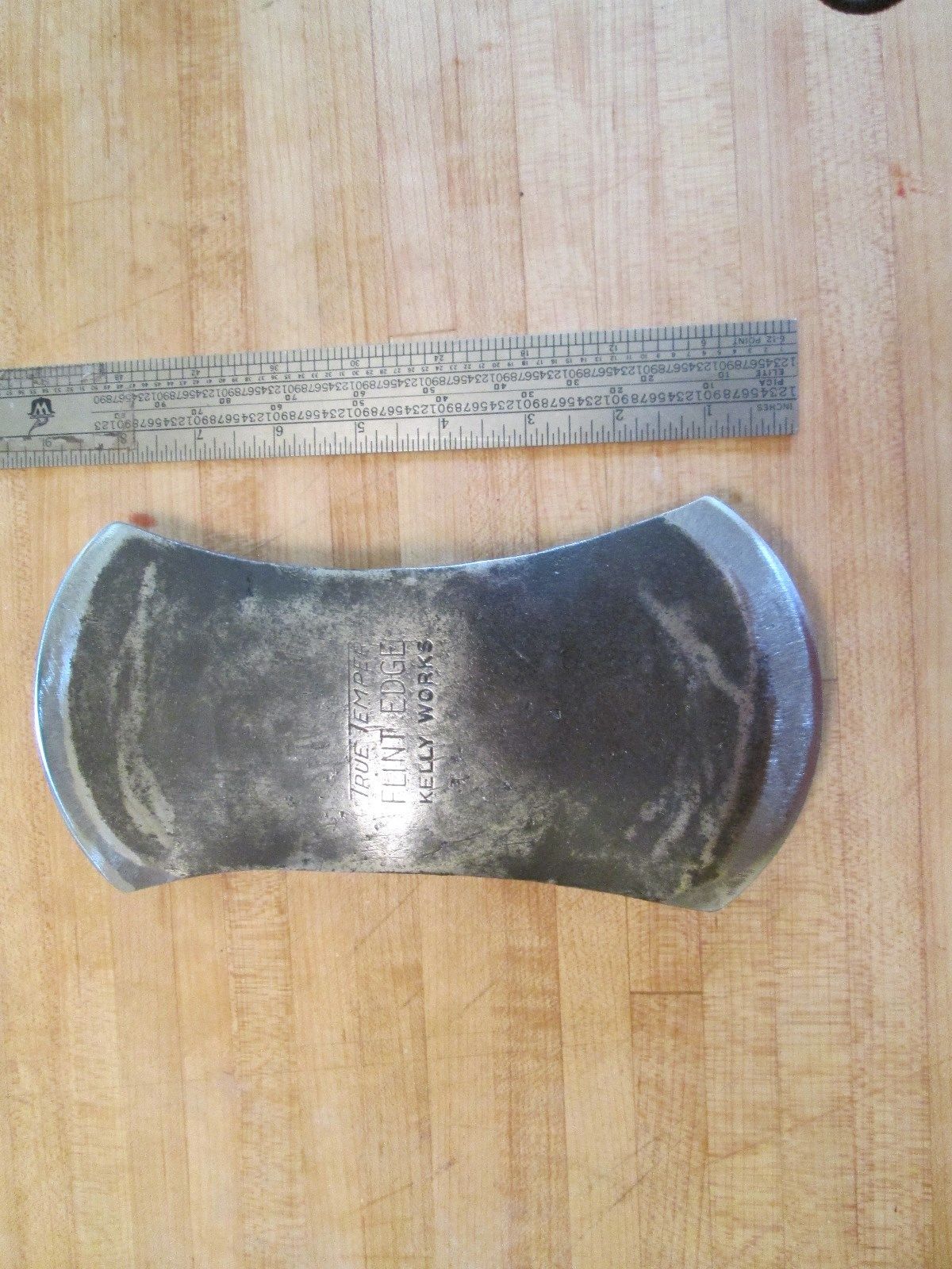 True Temper flint edge Kelly Works Double Bit axe head -- Antique Price ...