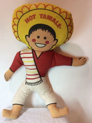 HOT TAMALE KID - CANDY ADVERTISING CLOTH STUFFED DOLL TOY FIGURE 18 ...
