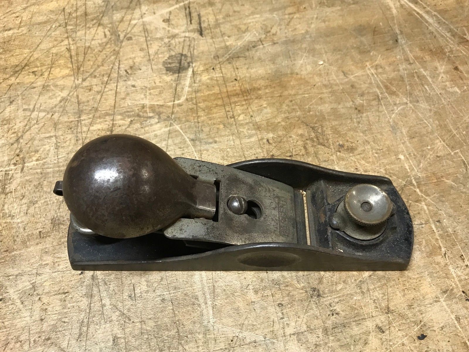 Vintage Sargent No. 5307 Low Angle Knuckle Block Plane Adjustable ...