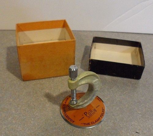 vintage c Clamp Folks Jorgensen Pony base box adjustable new mounted ...