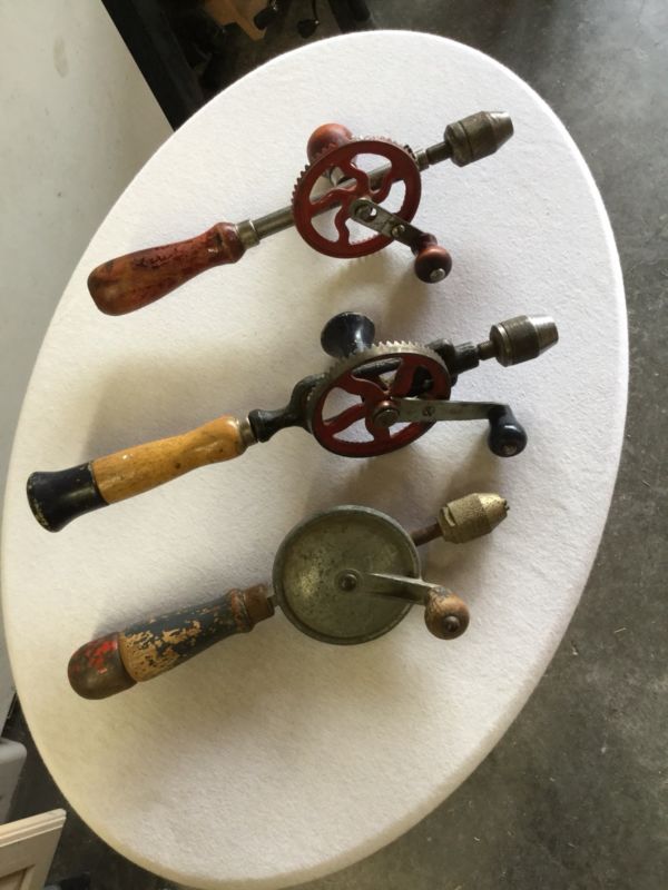 Vintage Eggbeater Style Hand Crank Drills -- Antique Price Guide ...