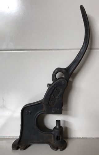 Vintage REX #27 Bench Mount Rivet Hand Press -- Antique Price Guide ...