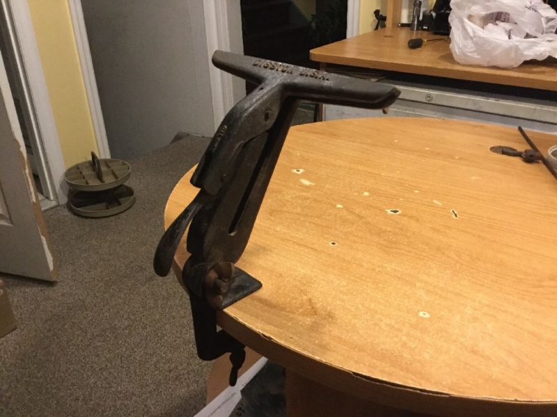 Vintage Disston USA # 2 Handsaw Sharpening Vise Clamp -- Antique Price ...