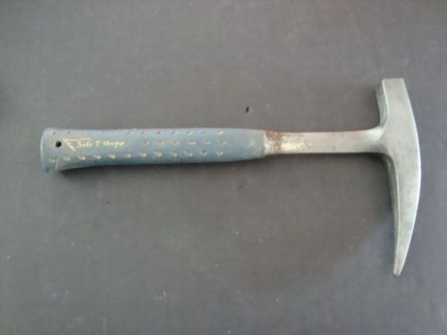 Estwing E3-22P Rock Pick Hammer Nylon Blue Safe T Shape Handle Nice ...