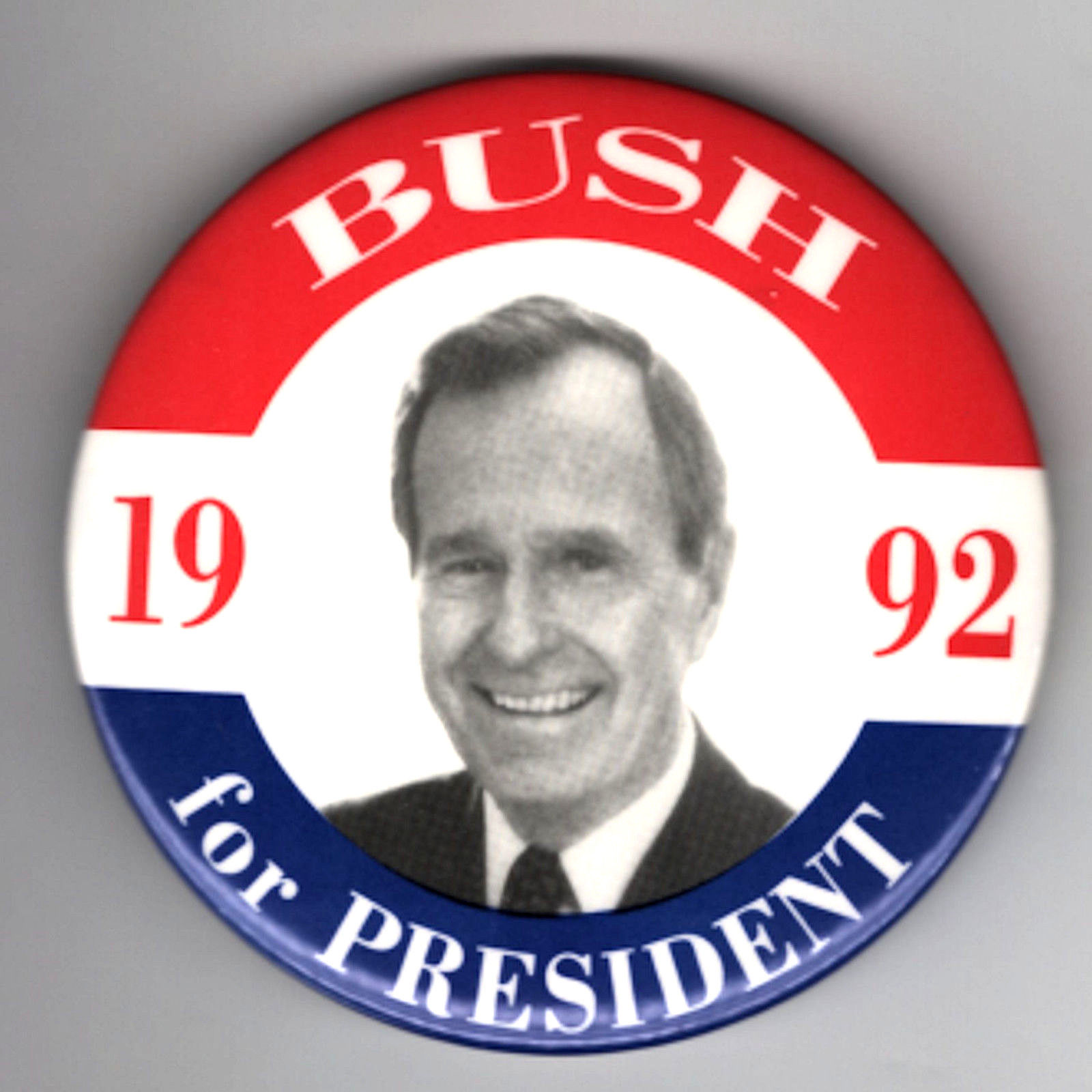 Political Pin George Bush Pin Bush for President 1992 Pin 3 " Pin ...