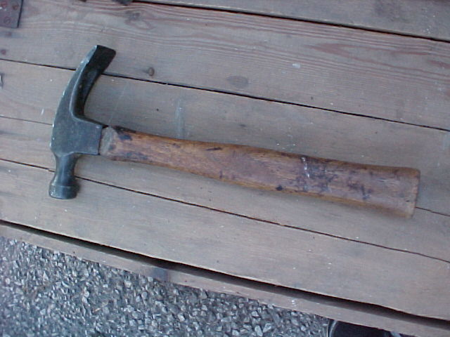 Vintage Cheney hammer nailer unique nail catch on top of head ...