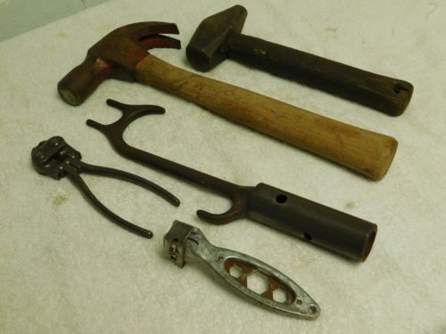 Vintage 5 piece BELL SYSTEM lineman''s tool selection !!! -- Antique ...