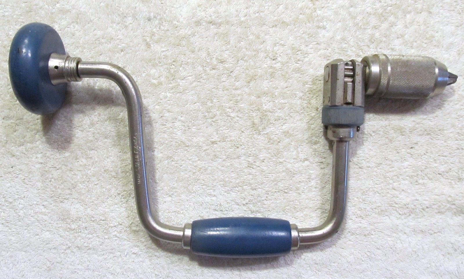 Vintage Stanley 02-253(H1253A-10IN) Ratcheting Bit Brace Hand Drill ...