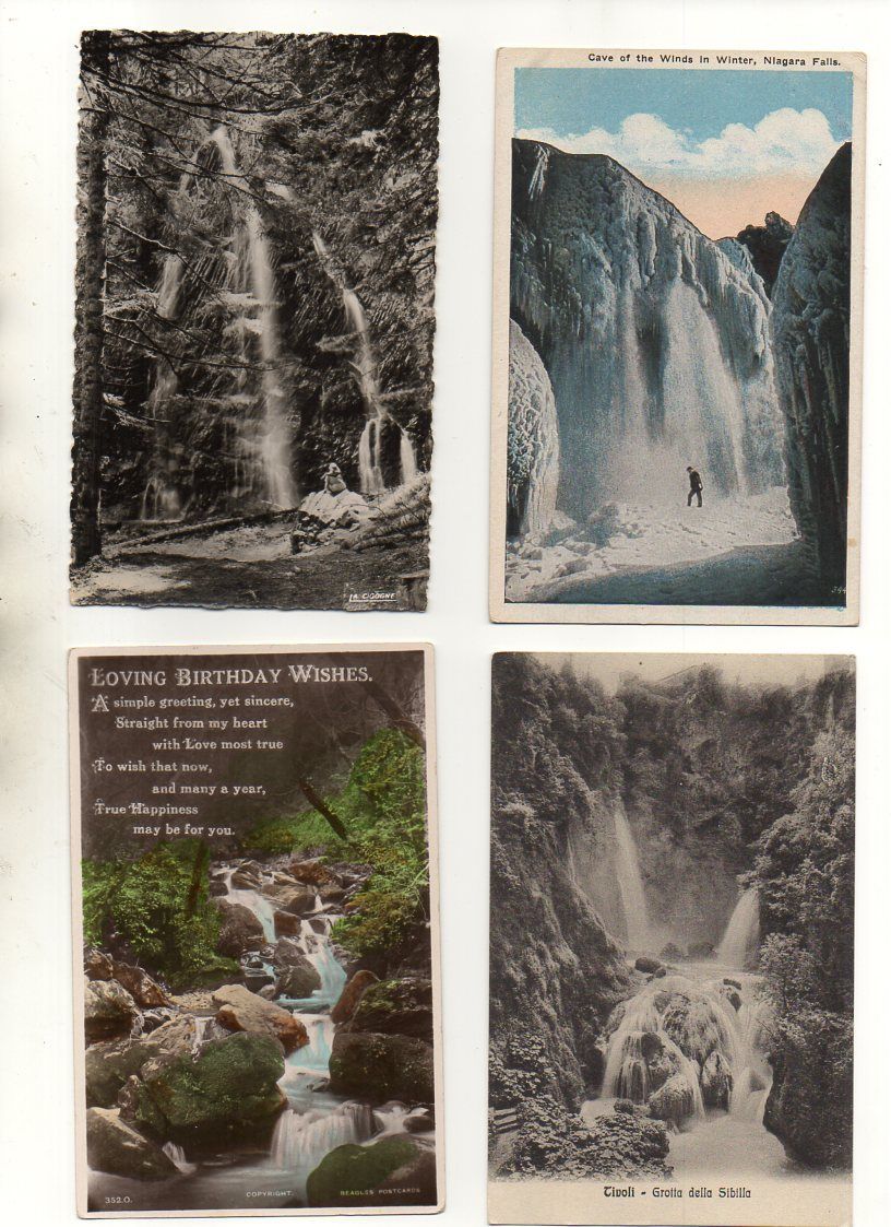 39 VINTAGE postcards of WATERFALLS -- Antique Price Guide Details Page