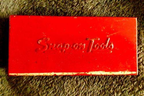 Vintage 1965 SNAP-ON TOOLS KRA-206 1/4" Drive Size Metal Tool Box ...