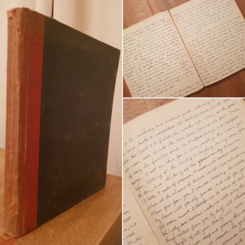 1927 HAND WRITTEN DIARY Cycling Through Es ENGLISH COUNTRYSIDE 197pp Manu Antique Price 