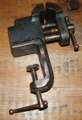 VINTAGE CLAMP ON MINI VISE HOBBY VISE -- Antique Price Guide Details Page
