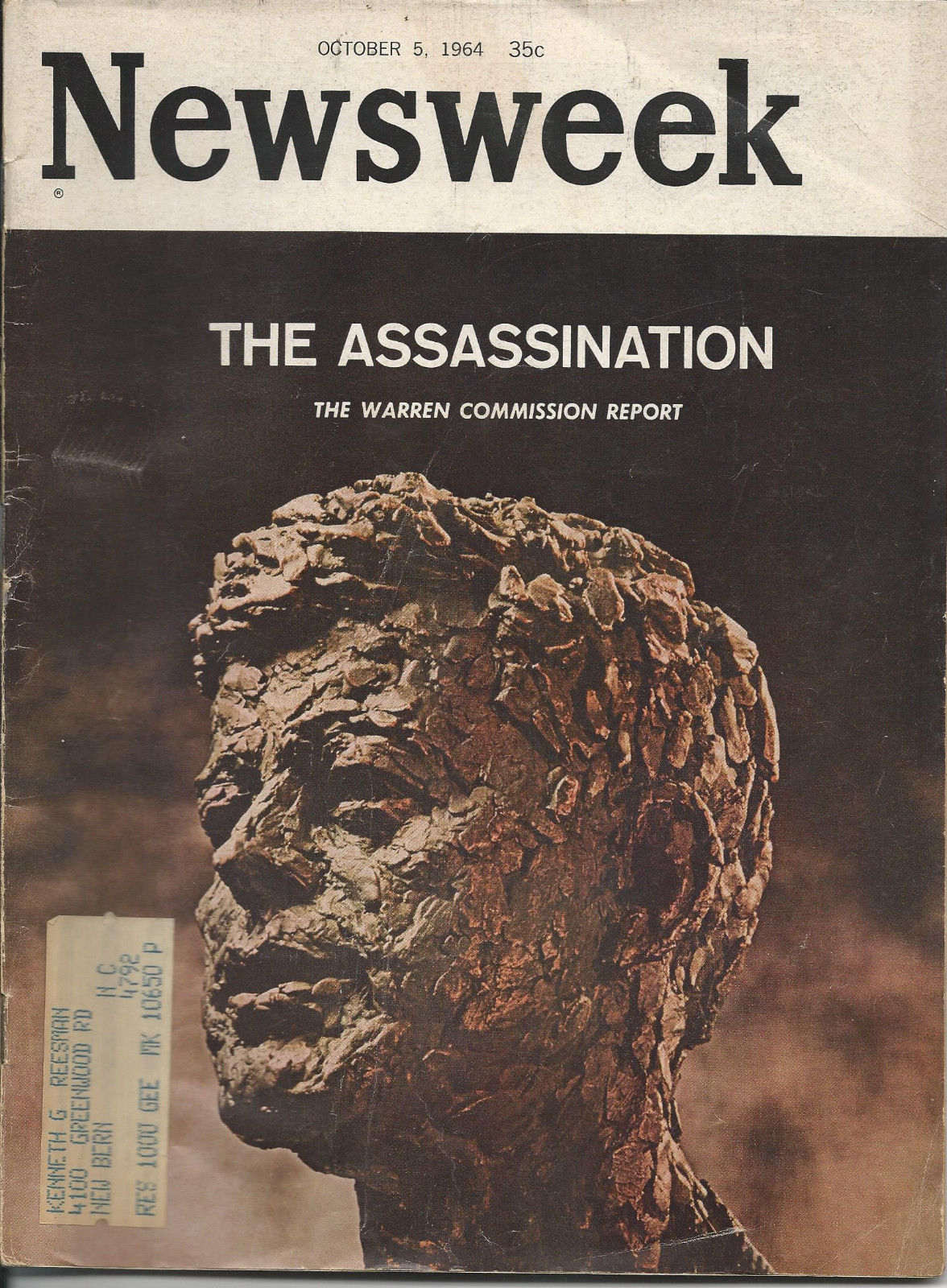 1964 Newsweek Magazine - John F. Kennedy: Warren Commission Report ...