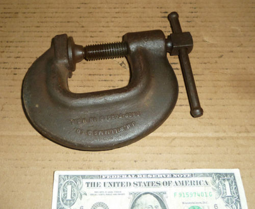 Vintage JH WILLIAMS USA,No.2,Vulcan,Heavy Service Clamp,Old Welding ... Vintage JH WILLIAMS USA,No.2,Vulcan,Heavy Service Clamp,Old Welding ...