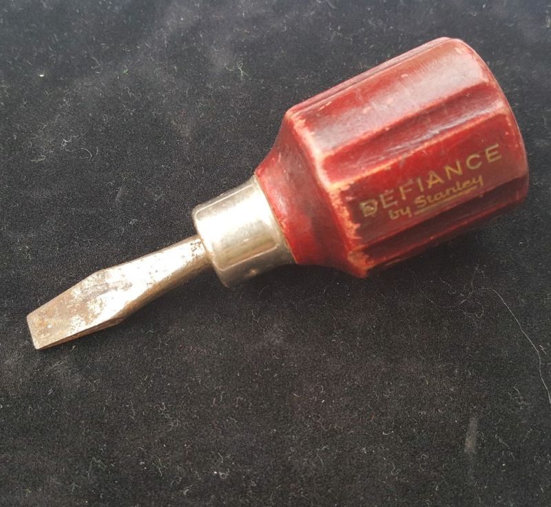 Vintage No 1223 Defiance By Stanley Stubby Slotted Flat Screw Driver ...
