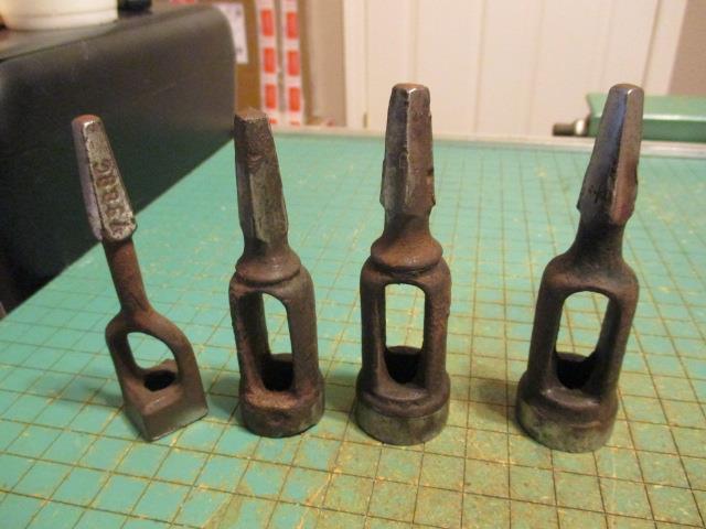 4 Old Antique Vintage Square Nut Brace Bit Driver Sockets Hargrave ...